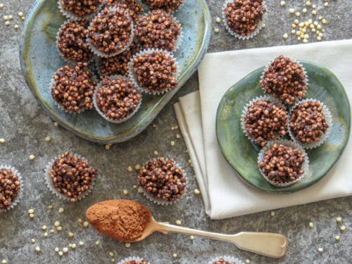 Quinoa-Kakao-Crunchies - genussfreudig