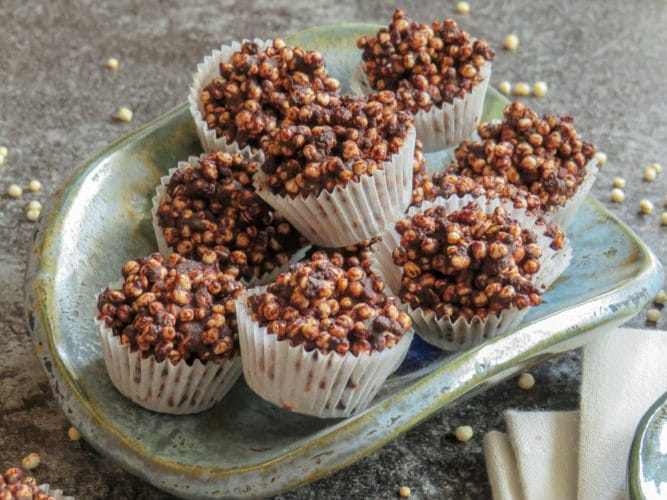 Quinoa-Kakao-Crunchies - genussfreudig