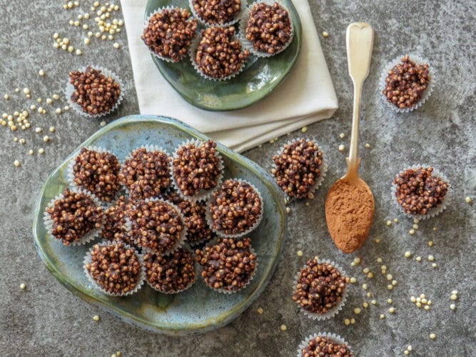 Quinoa-Kakao-Crunchies - genussfreudig