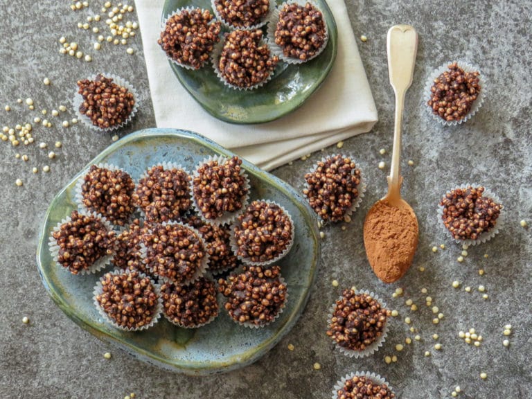 Quinoa-Kakao-Crunchies - genussfreudig
